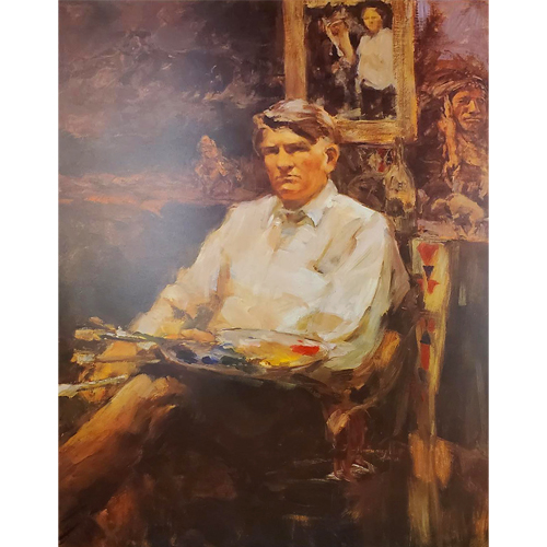 C.M. Russell Portrait by Terry Minaugh – C.M. Russell Museum