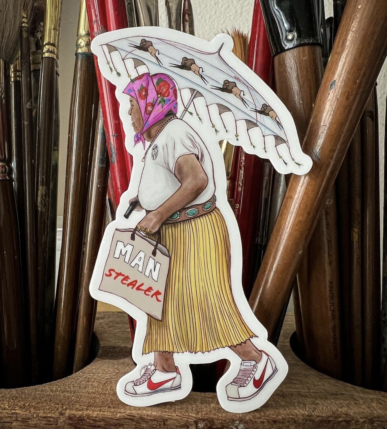 Limited Edition Vinyl Sticker by Ben Pease – C.M. Russell Museum