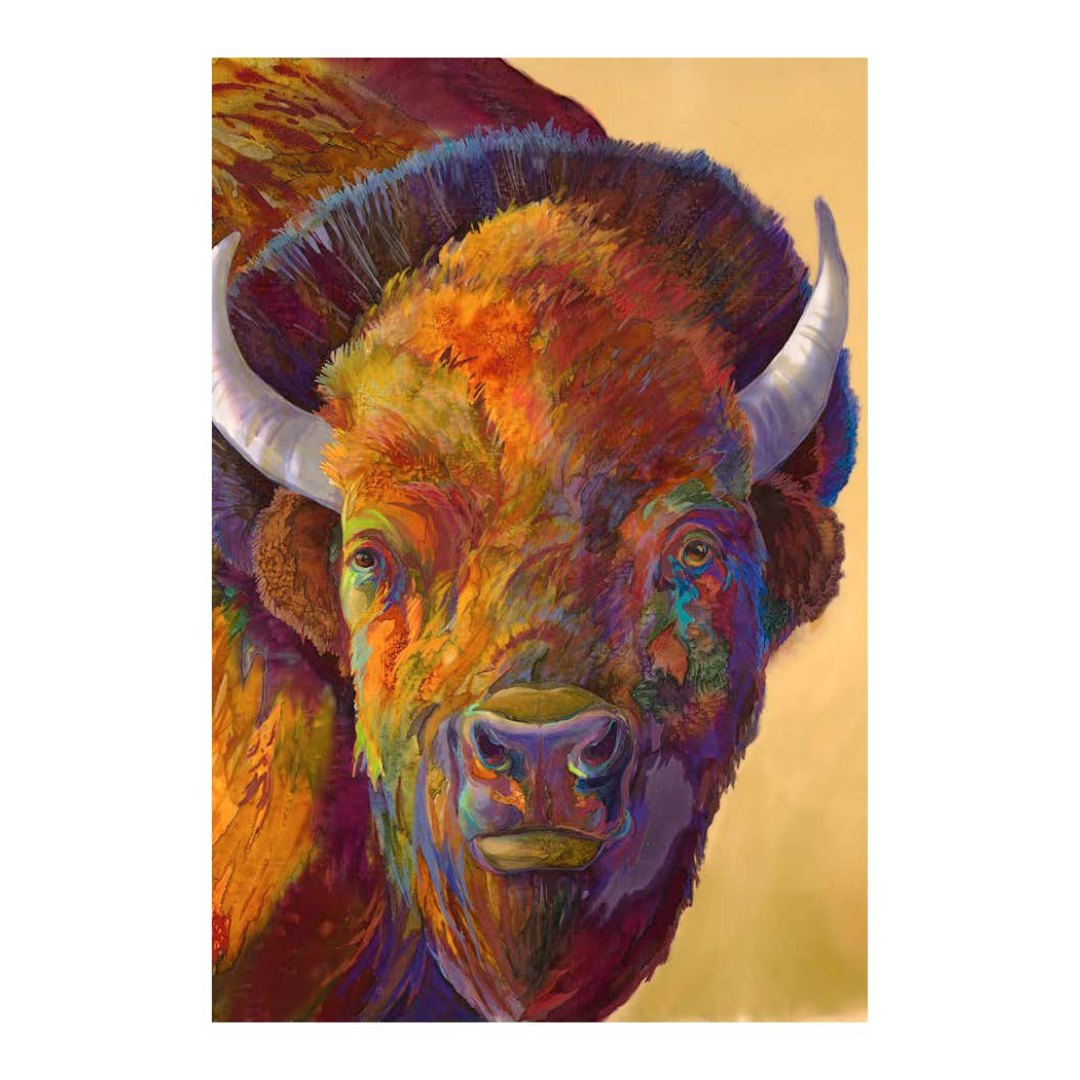 Forever Glacier: Bison by Nancy Cawdrey – C.M. Russell Museum