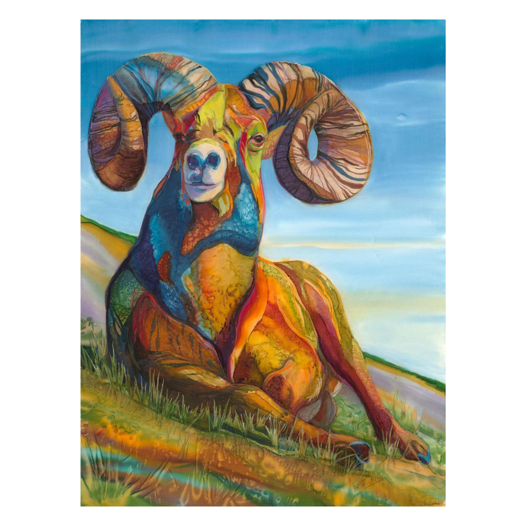 Forever Glacier: Bighorn Sheep by Nancy Cawdrey – C.M. Russell Museum