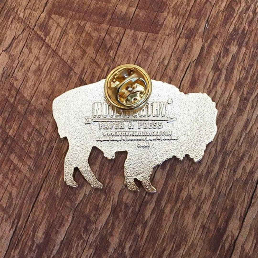 Bison Enamel Pin – C.M. Russell Museum