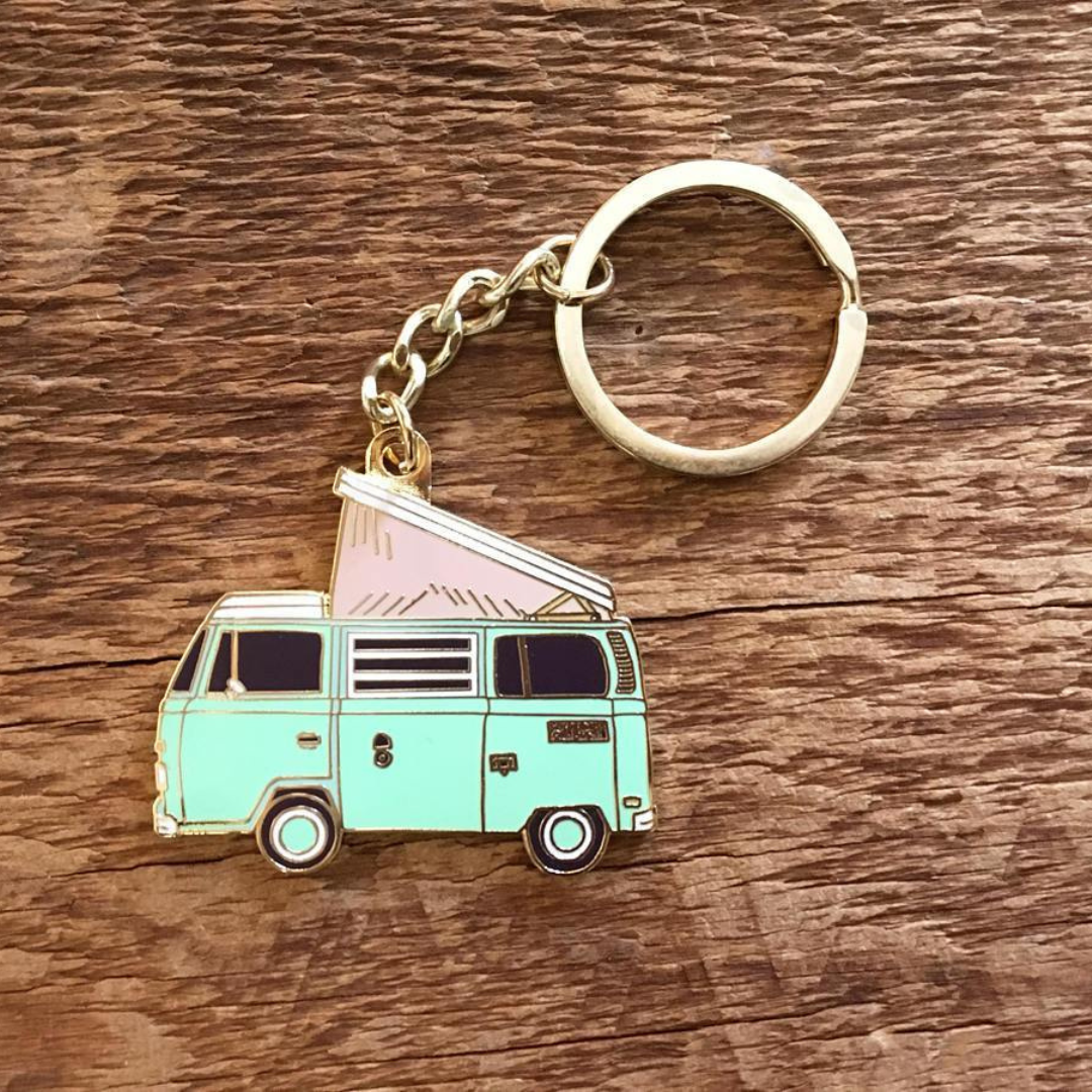 Camper Van Enamel Keychain – C.M. Russell Museum