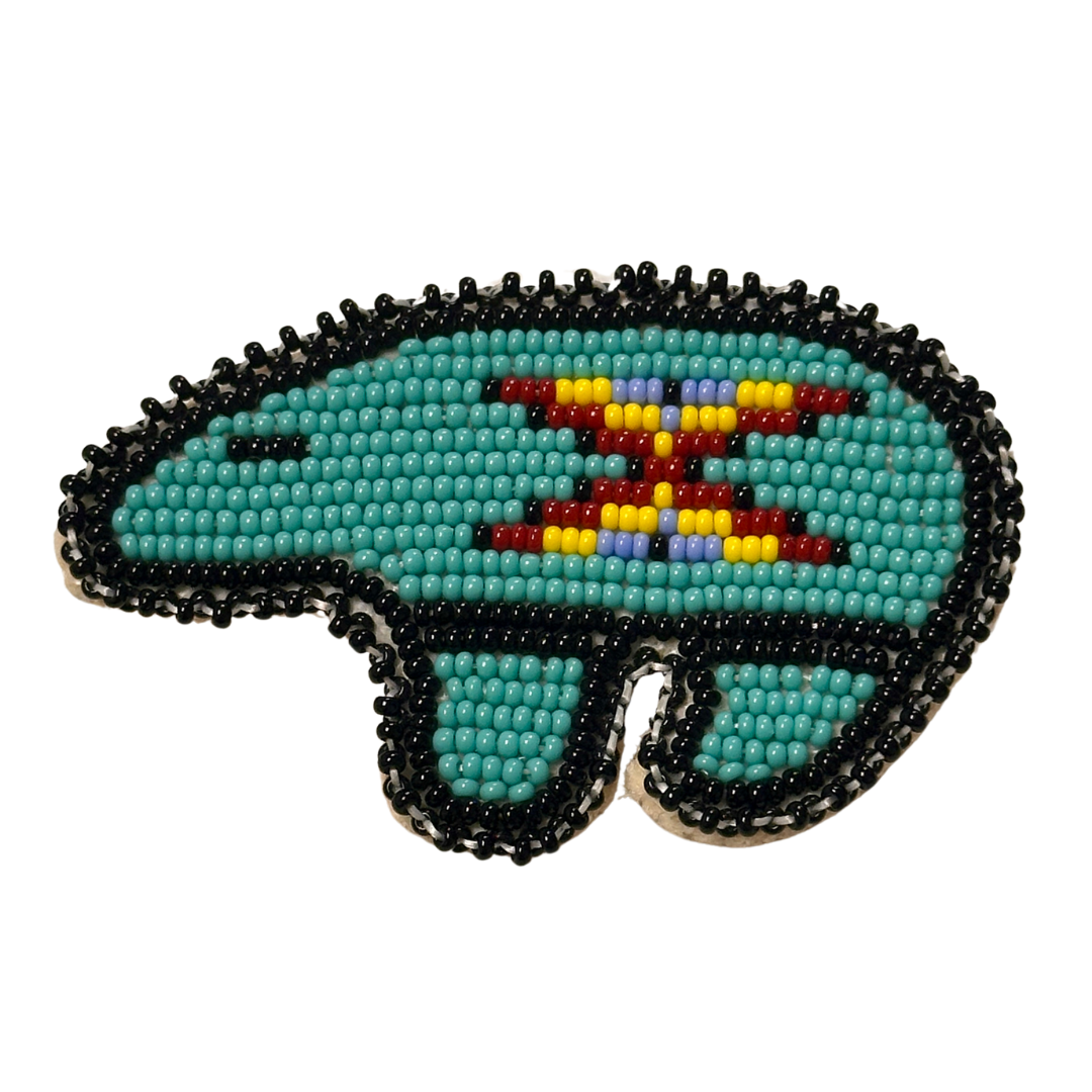 Blackfeet Beaded Bear Pin – C.M. Russell Museum